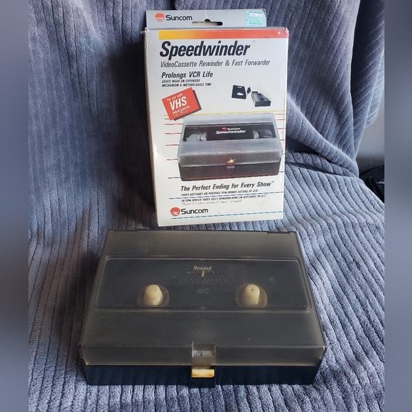 suncom | Other | Vintage Vhs Speedwinder Rewinding Machine Suncom W ...